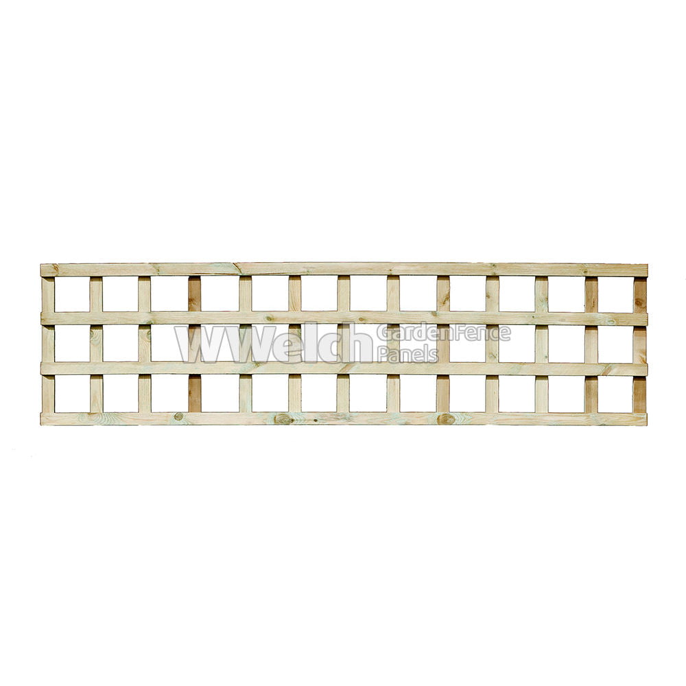 Garden Trellis Square - Pressure Treated Green | Fencing Panels, Garden ...