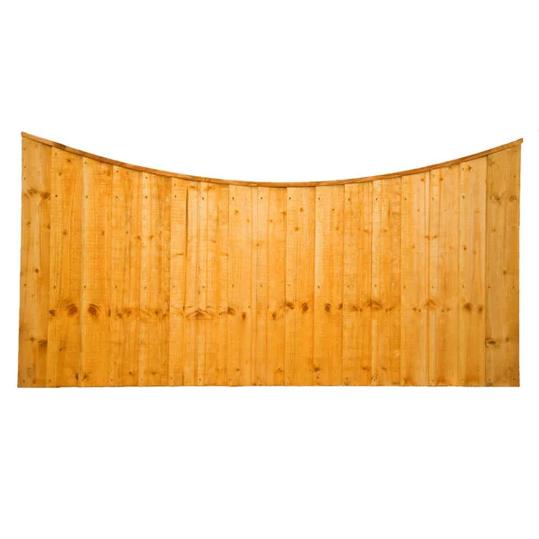 Scalloped Fence | Concave Fence Panels | Curved Top Fence