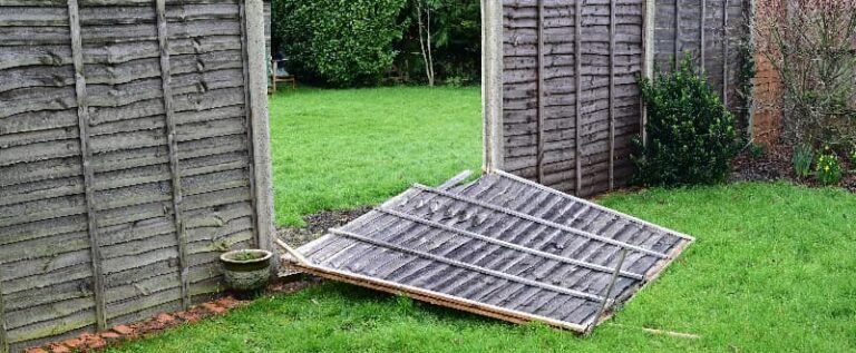 What to do if your fencing gets damaged after a storm